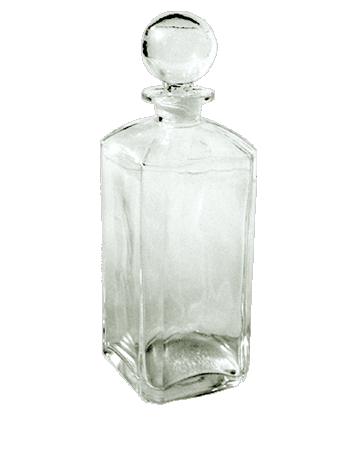 ***OUT OF STOCK*** 12 oz (370ml)Square based rectangular Clear glass ...